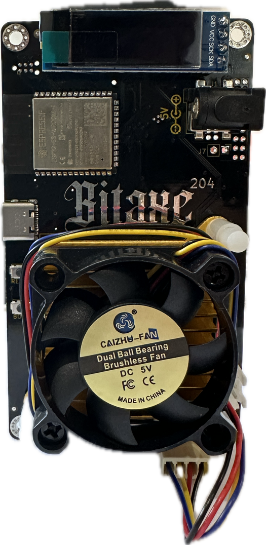 Bitaxe Ultra 204 (450GHz +/- hashrate) – 32Bitcoins